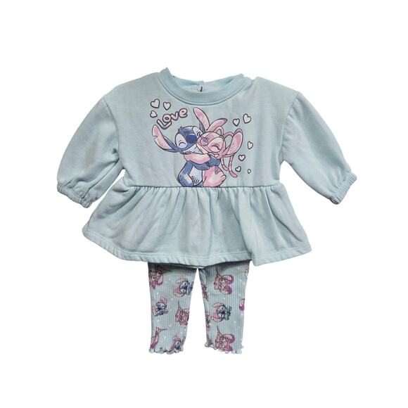 Disney | Matching Sets | Stitch And Angel Love Set Disney 36mo | Poshmark